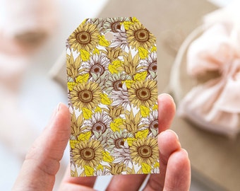 Floral Gift Tag - Etsy