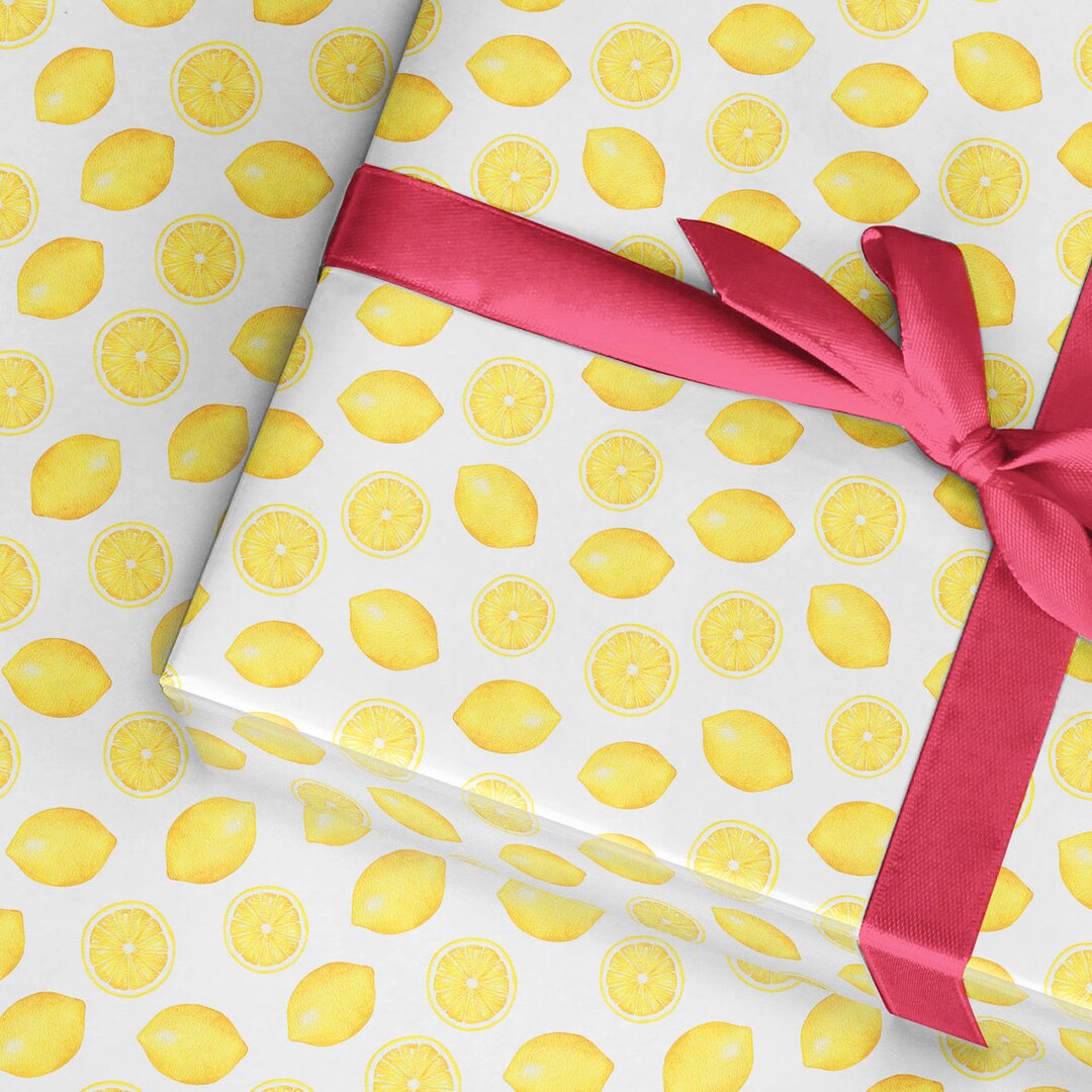 Wrapping Paper Roll, Lemon Wrap Mothers Day Flowers in This Beautiful ...