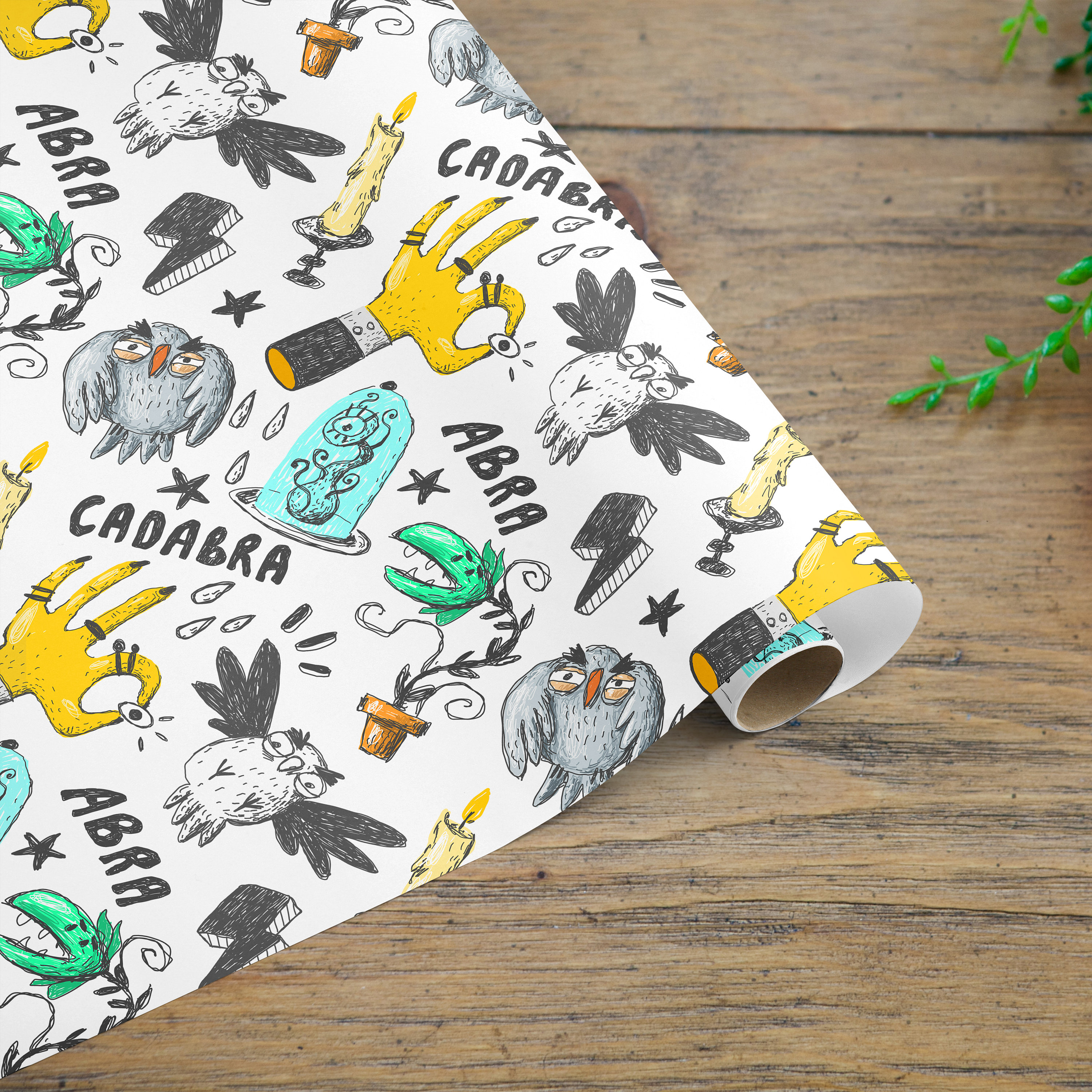 Magic Wrapping Paper: Whimsical Witchcraft Gift Wrap - Etsy