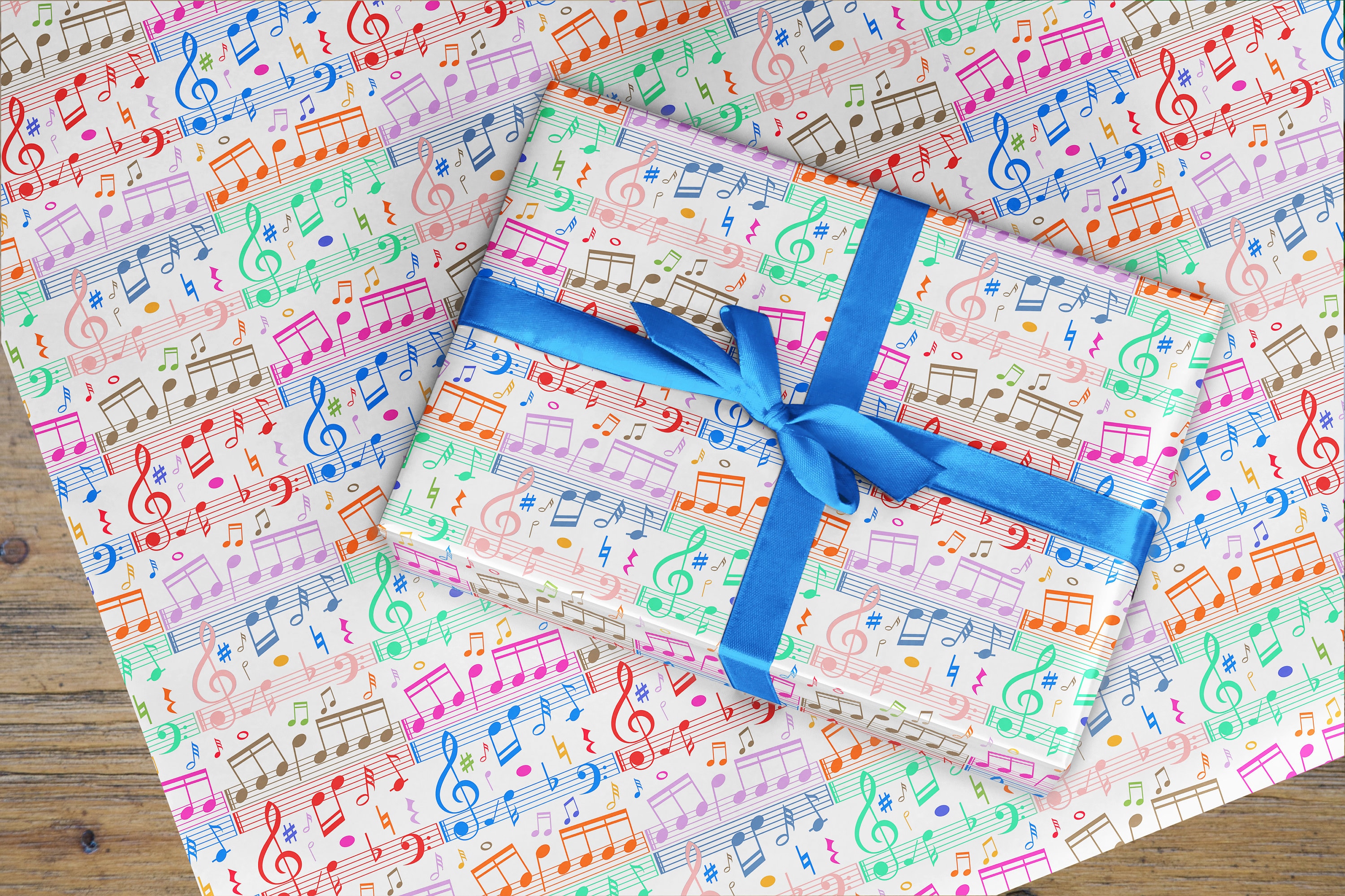 Music Wrapping Paper Fathers Day Wrapping Paper Musical - Etsy UK