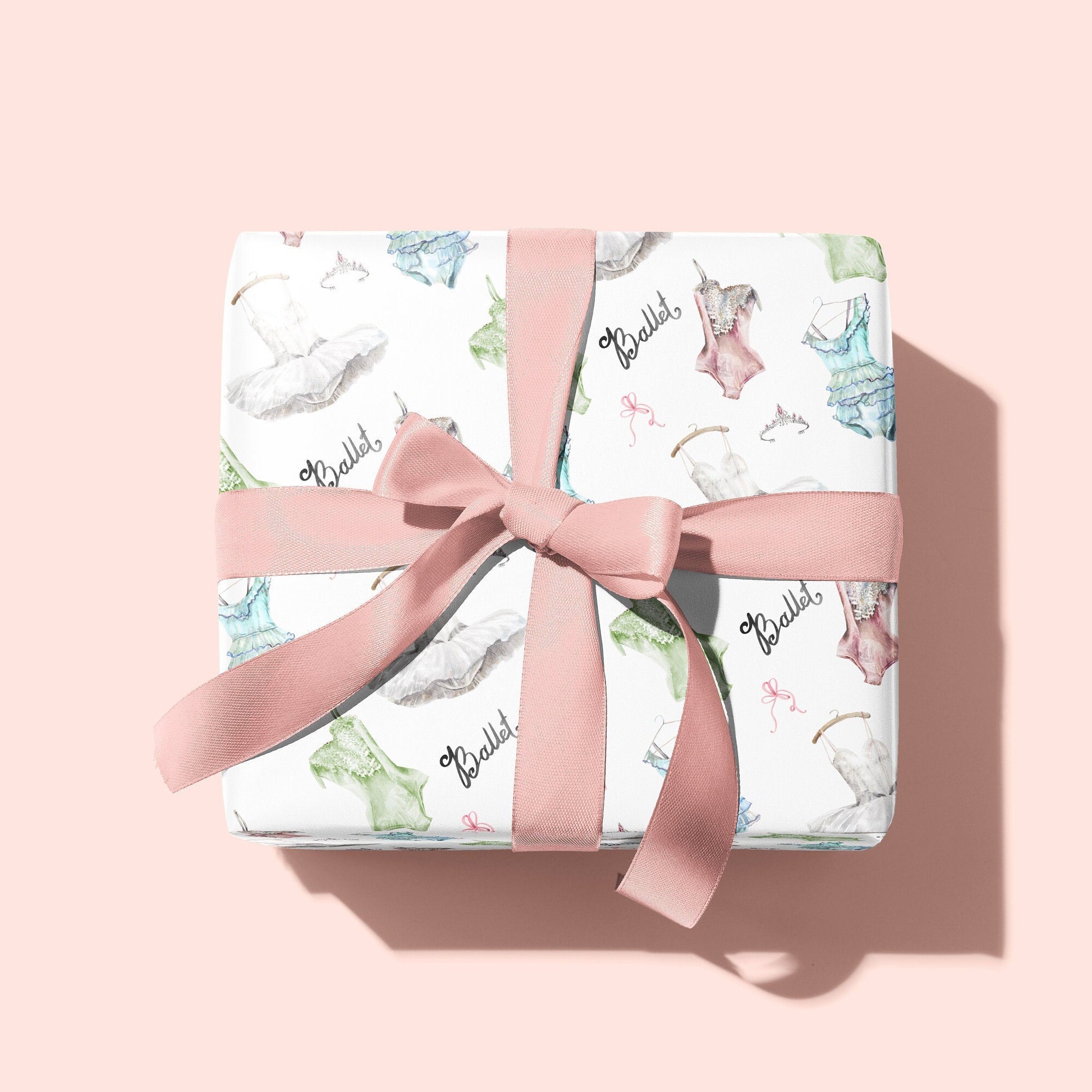 Ballet wrapping paper ballet gift wrap paper ballet slippers | Etsy