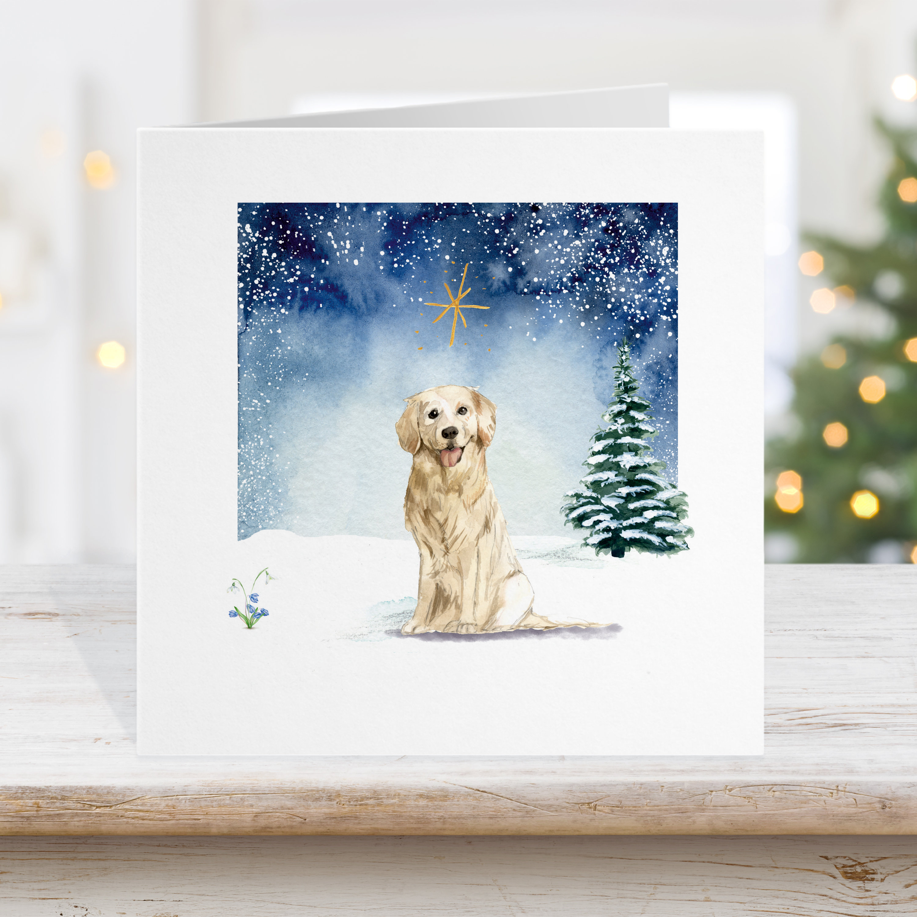 Golden Retriever Wrapping Paper Roll Retriever Christmas Gift | Etsy