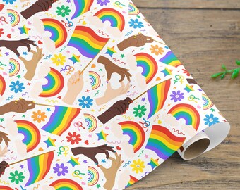 Gay Wrapping Paper - Etsy