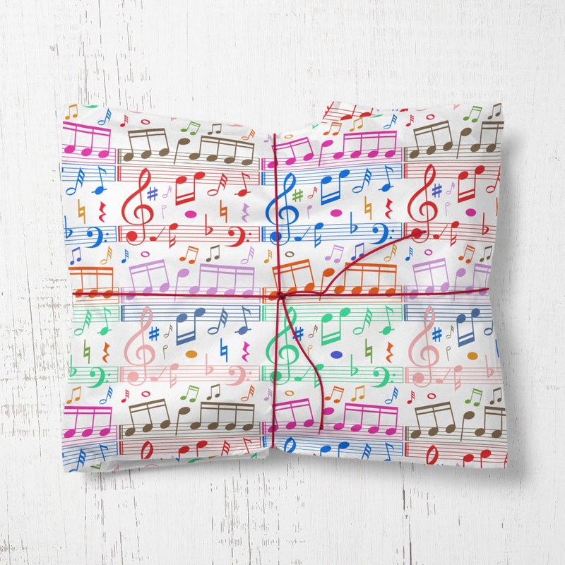 Music Wrapping Paper - Etsy