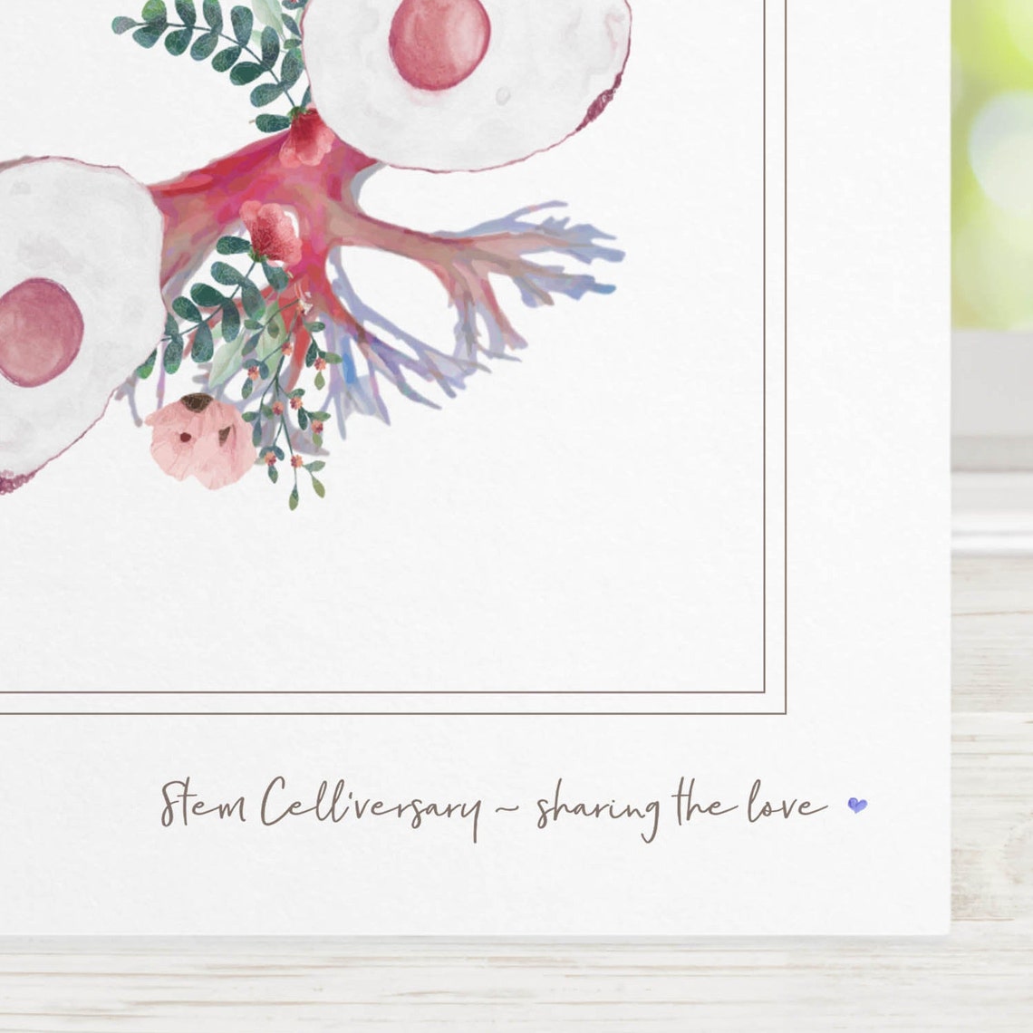 Stem Cell Anniversary Card Organ Donor Donation Recovery | Etsy