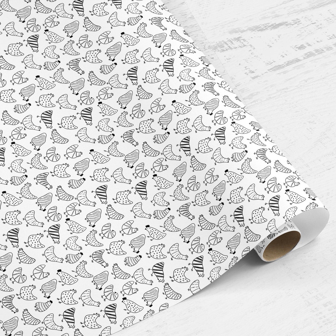 Wrapping Paper Roll Black Chicken Wrapping Paper Gift Wrap Etsy wrapping-paper-roll-black-chicken-wrapping-paper-gift-wrap-etsy
