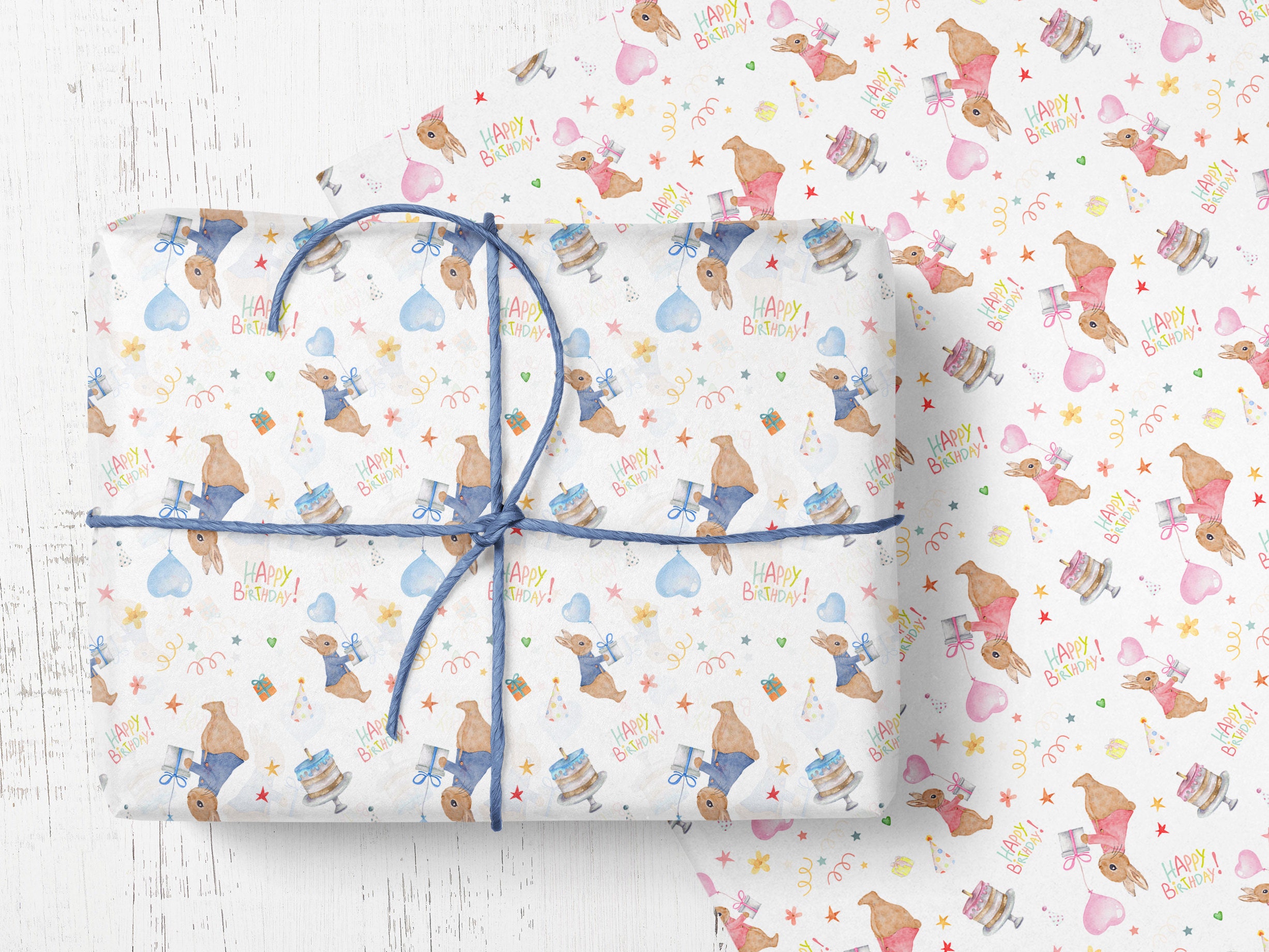 Wrapping Paper Roll 1st Birthday Girl Wrapping Paper Any Age - Etsy