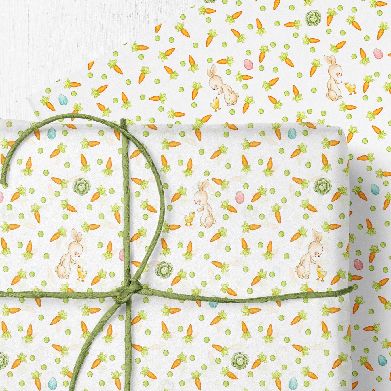 Wrapping Paper Roll Easter Rabbit Gift Wrap Easter Rabbit - Etsy