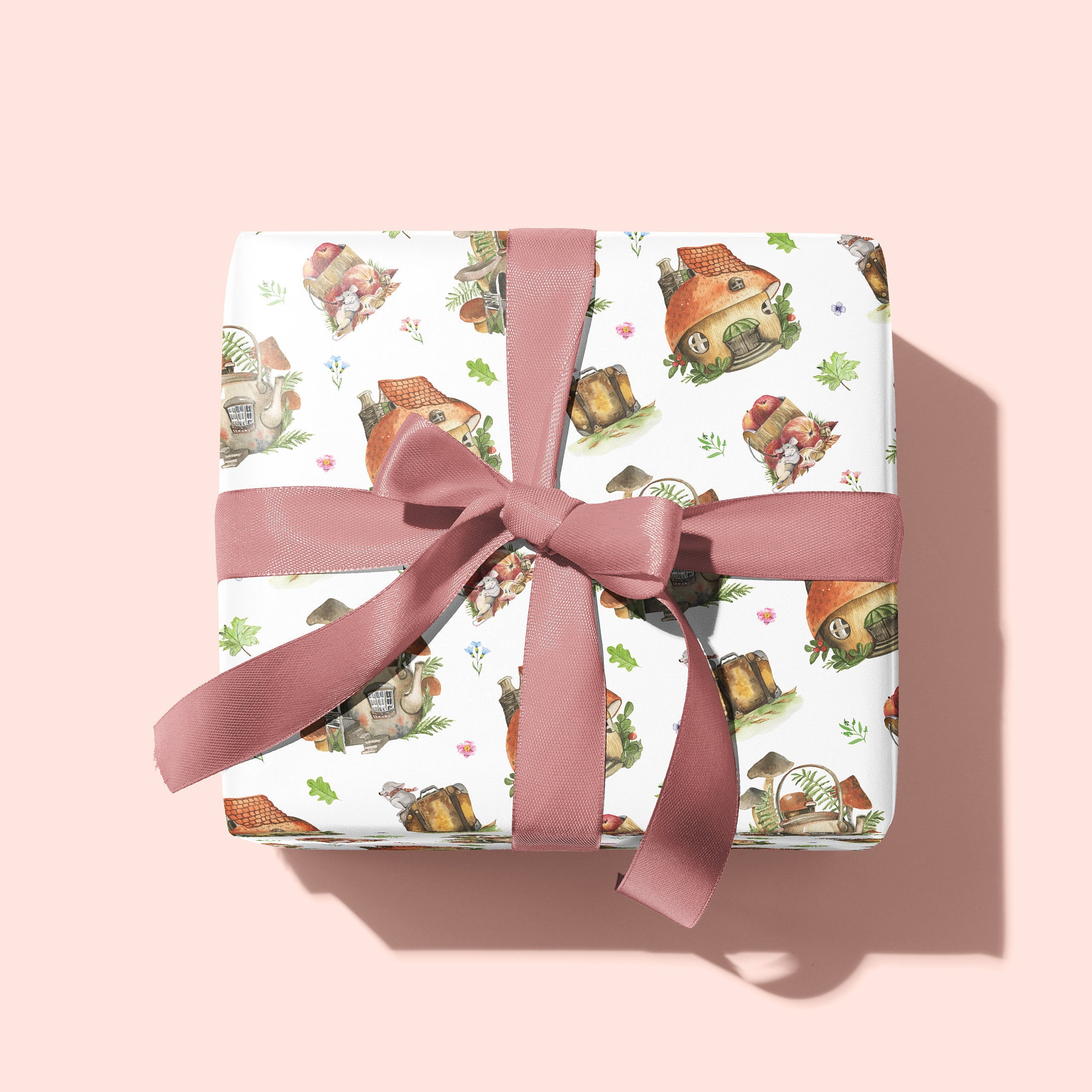 New Home Wrapping Paper Countryside Gift Wrap Housewarming - Etsy UK