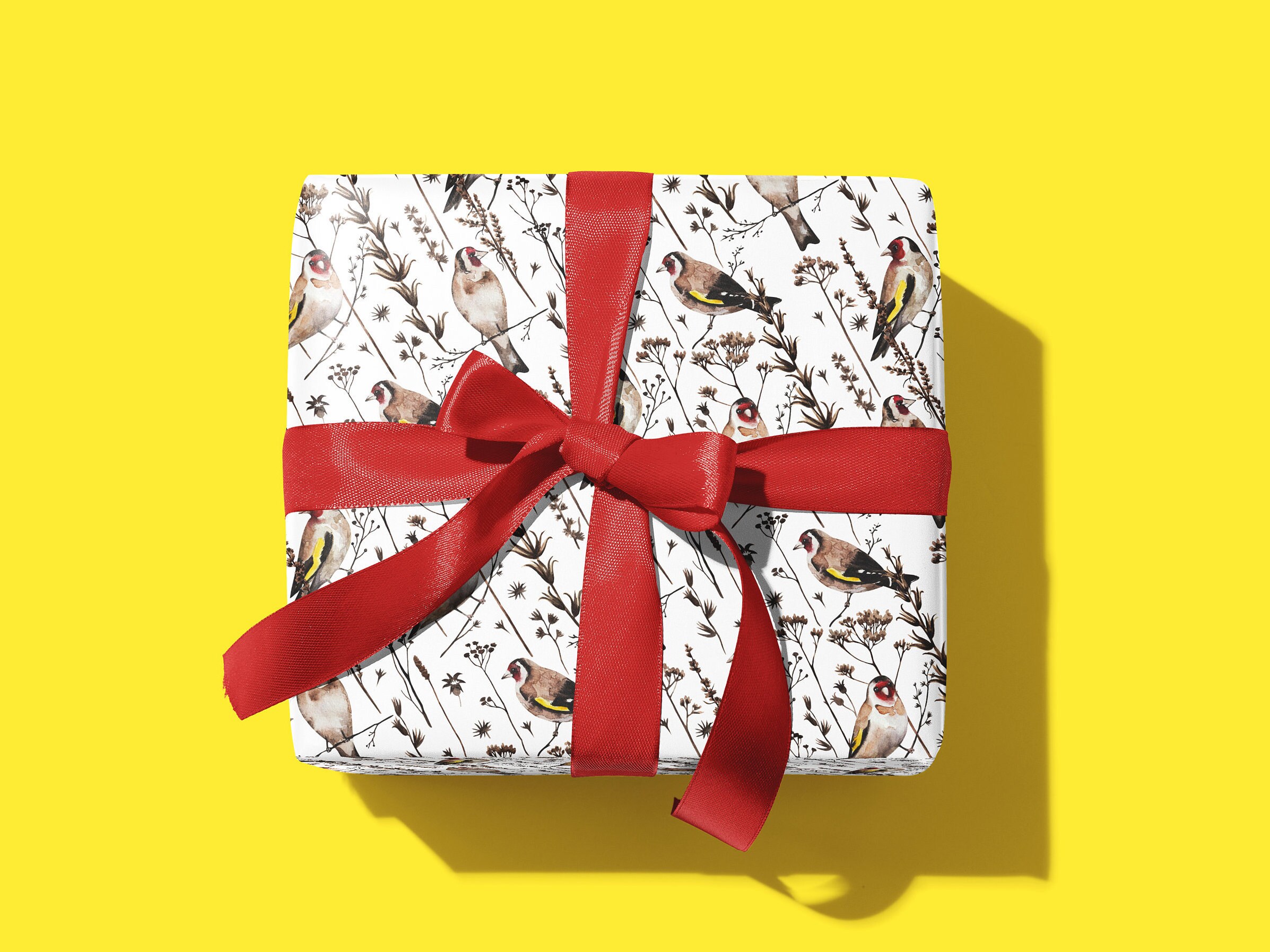 Bird Wrapping Paper Bird Lovers Gift Wrap a Bird Feeder - Etsy