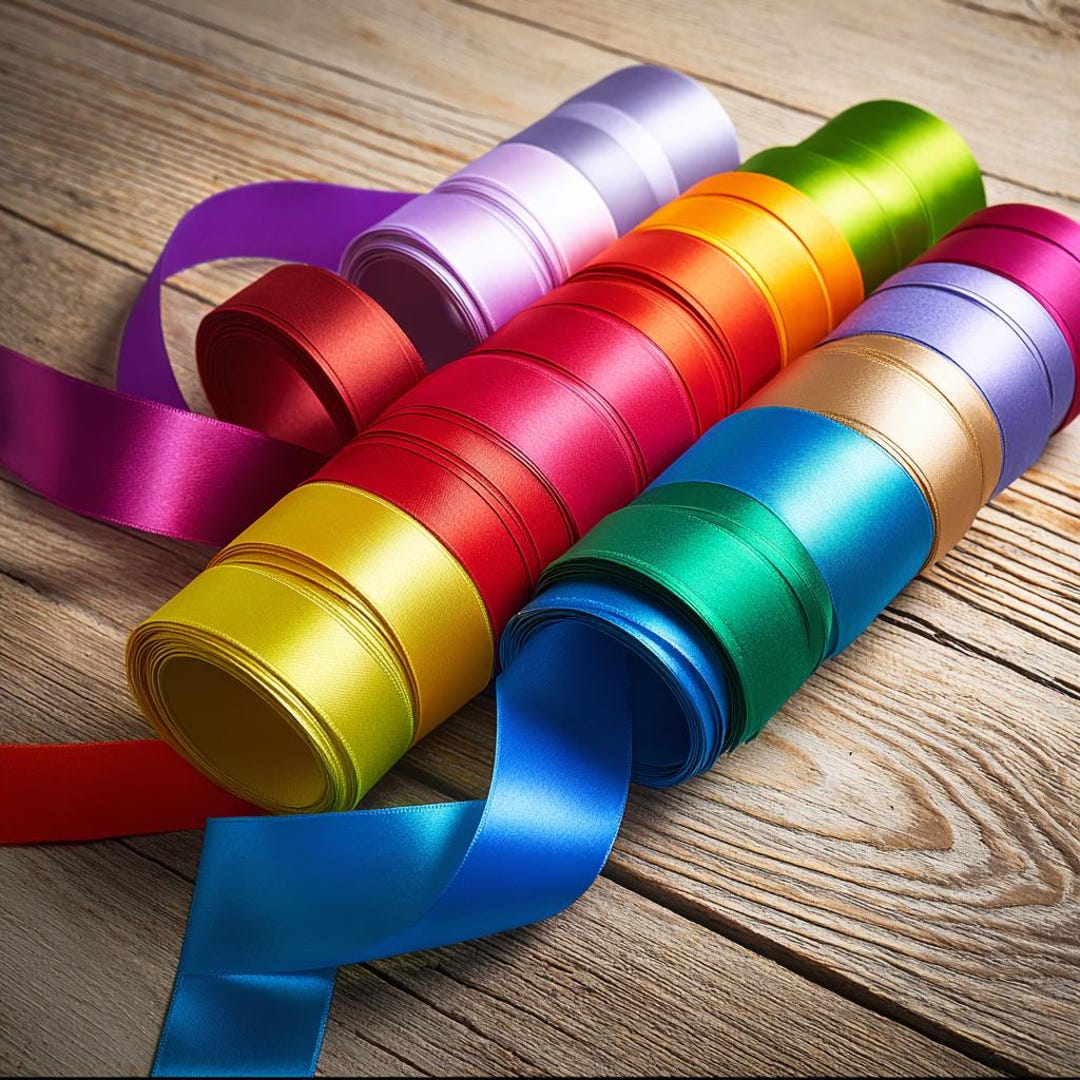 Satin Ribbon: 25mm / 1-inch Wide - Gift Wrapping Finishing - Etsy UK