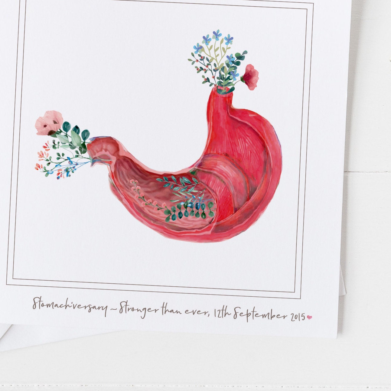 Stomach Cancer Anniversary Card Organ Donor Donation | Etsy