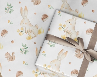 Squirrel Wrapping Paper - Etsy