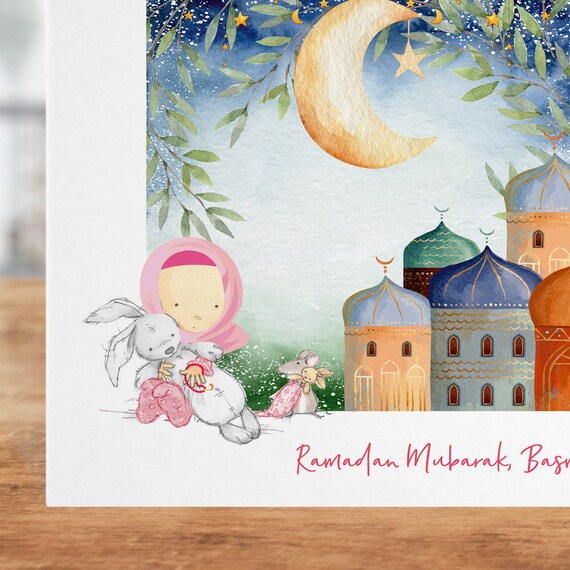 Ramadan Mubarak Cards For Kids
