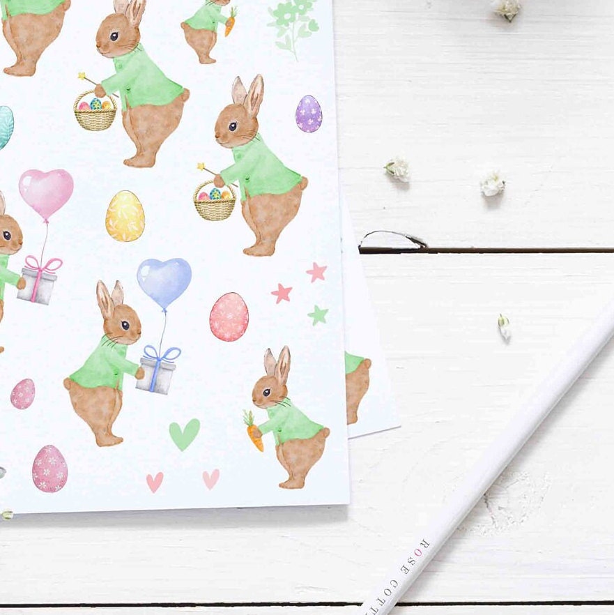 Cute Easter Sticker Sheet X1 Pastel Kids Egg Hunt Sticker | Etsy