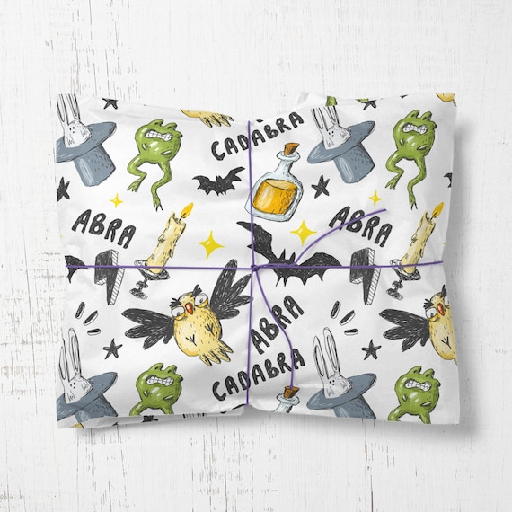 Paper Magic Owl Wrapping Paper Wizard wiccan gift wrap Witch Wrapping ...