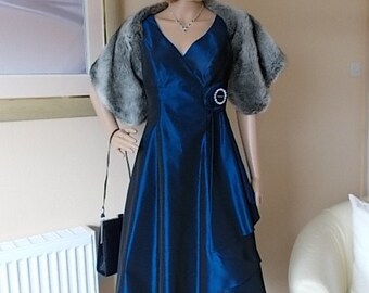 Midnight Blue Dress | Etsy