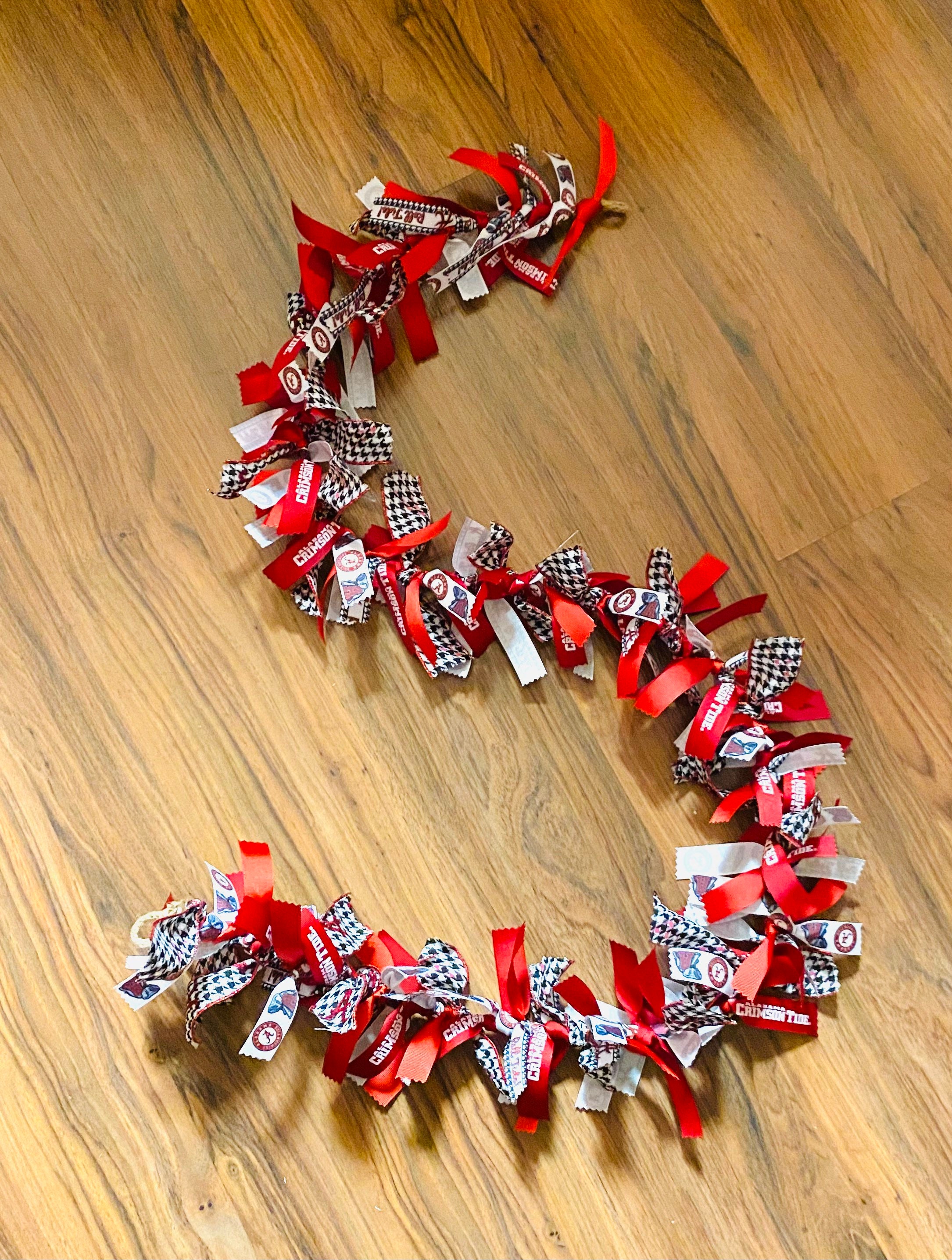 Crimson Tide Garland Alabama Crimson Tide Alabama Football - Etsy