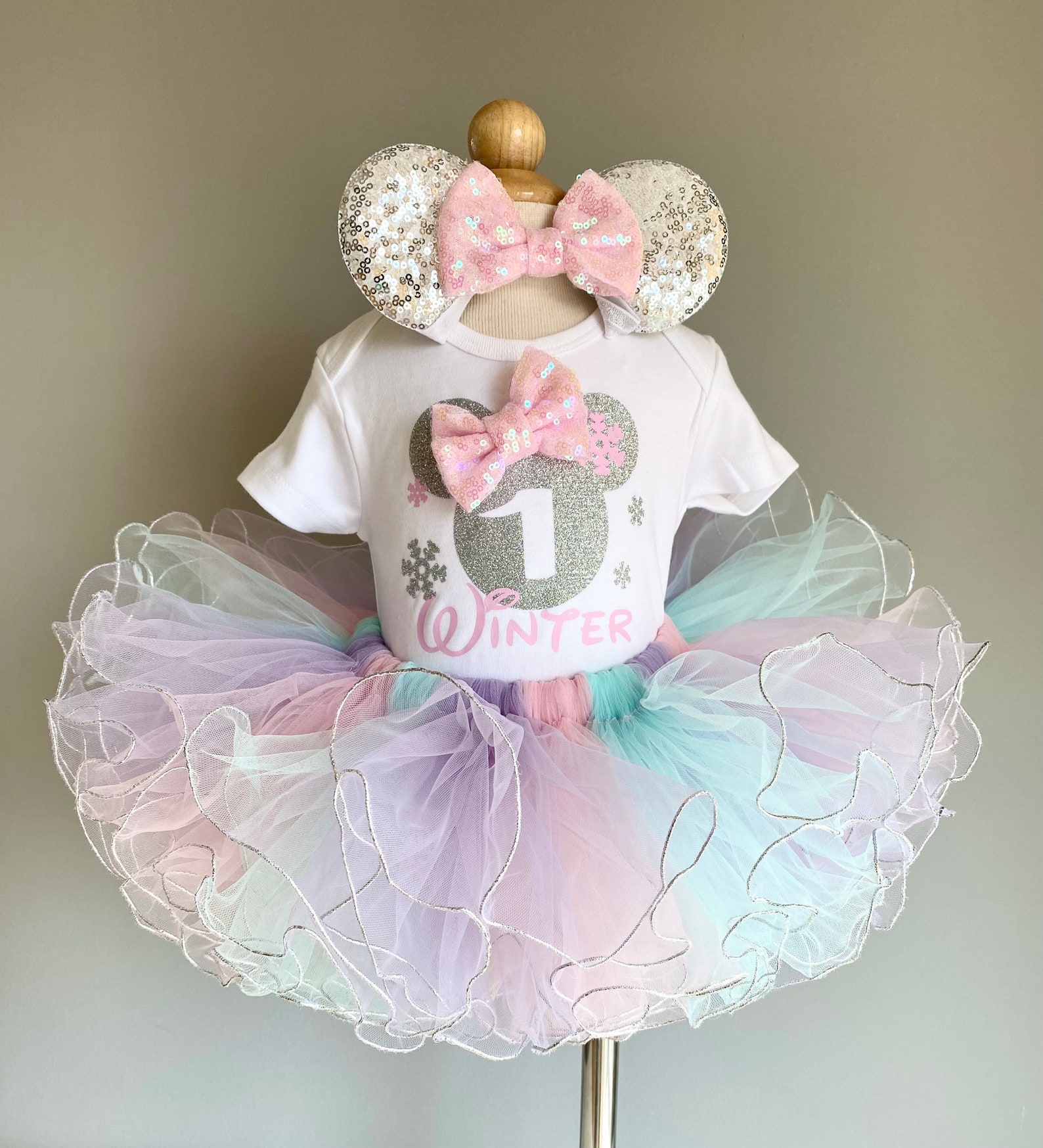 Minnie Mouse Outfit, Minnie Mouse Birthday Outfit , Minnie Mouse Set ...