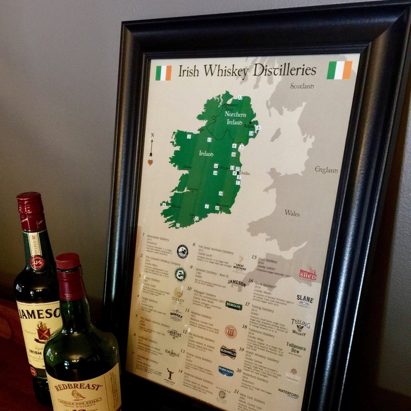 Irish Whiskey Distilleries - Etsy