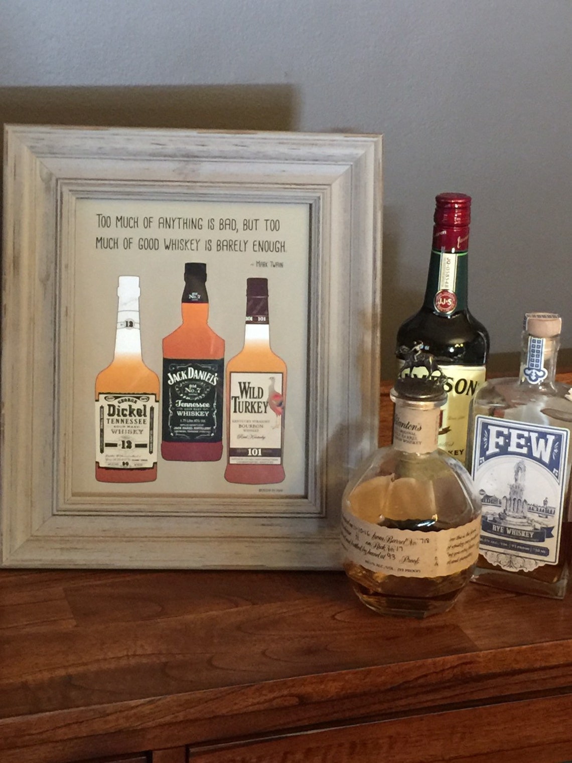 Whiskey Wall Art Posters for Man Cave, Bar, Game Room for Whiskey ...