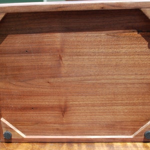 CUSTOM BUILD Order-keepsake Box(midsize)-walnut With Maple Corner ...