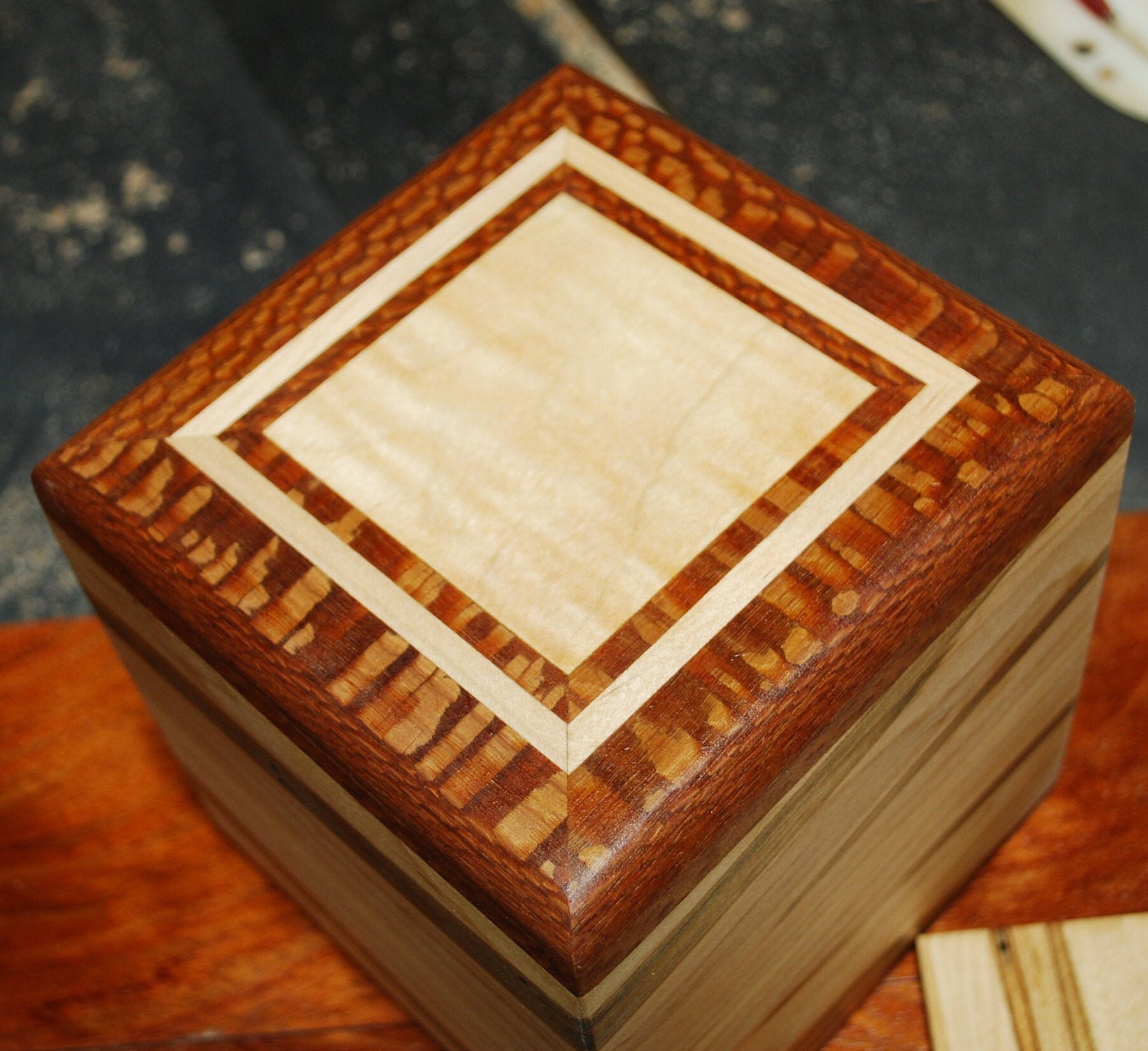 Custom Built Adult Memorial Urn-handcrafted From Ambrosia Maple and ...