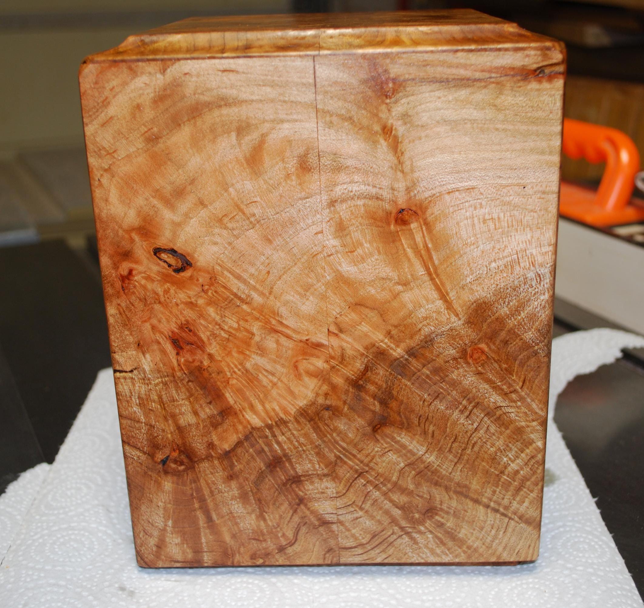 SOLD-CUSTOM Maple Burl Companion Urn-bottom Loading-handcrafted-rare ...