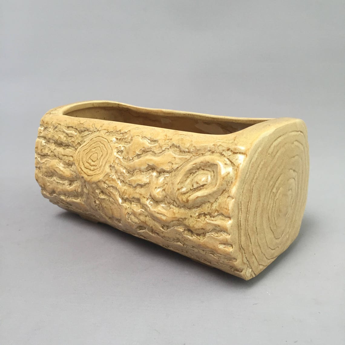 Ceramic Log Planter - Etsy