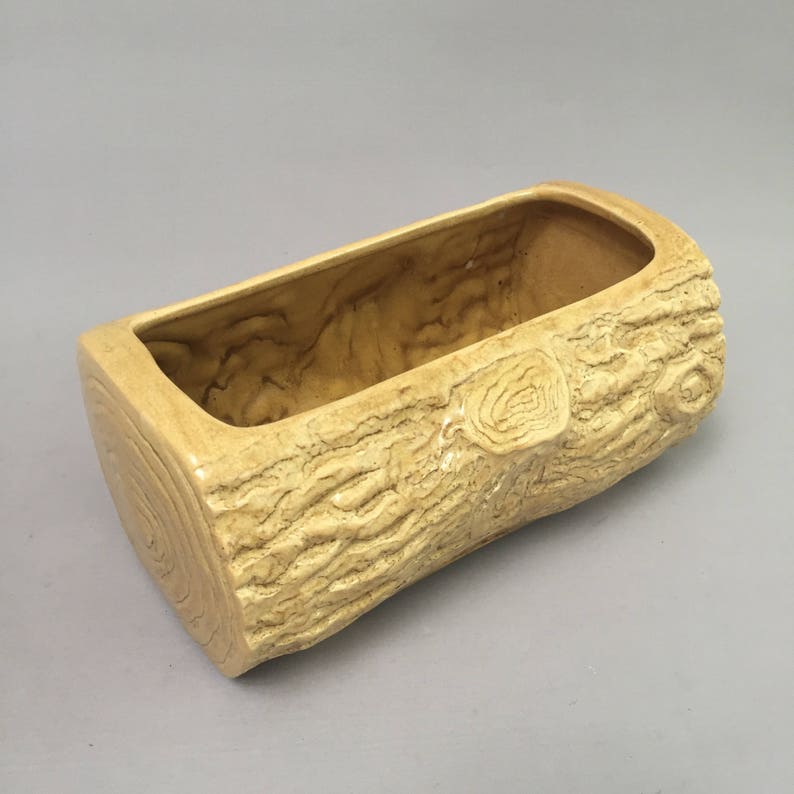 Ceramic Log Planter - Etsy