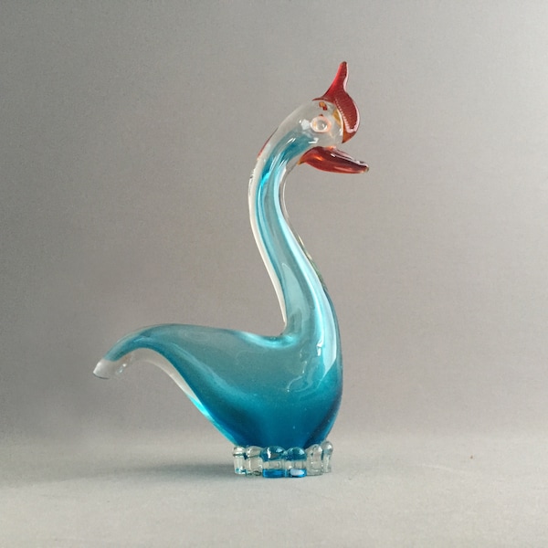 Colored Glass Chicken - Etsy