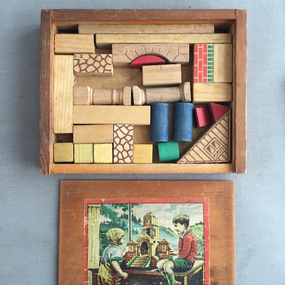 Victorian building block set | Etsy