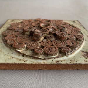 Studio Pottery Ceramic Wall Plaque - Etsy