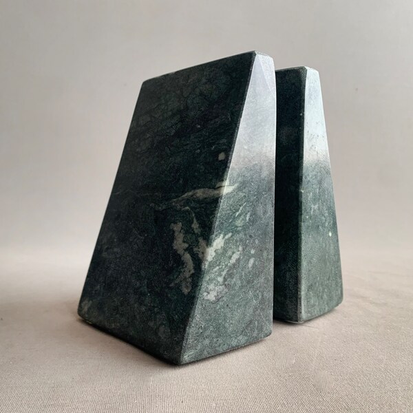 Marble Bookends - Etsy