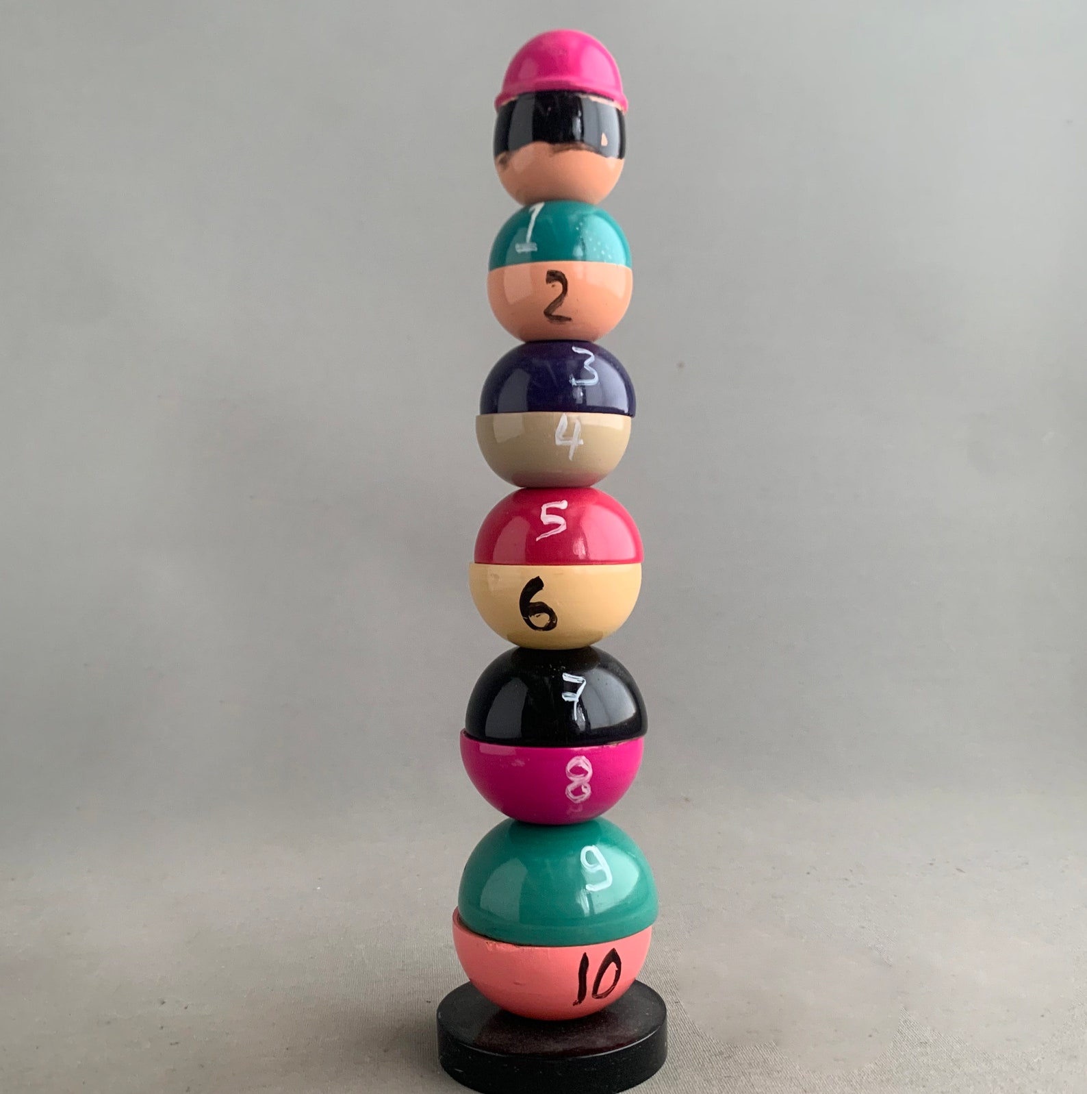 Hand Made Wooden Stacking Toy - Etsy