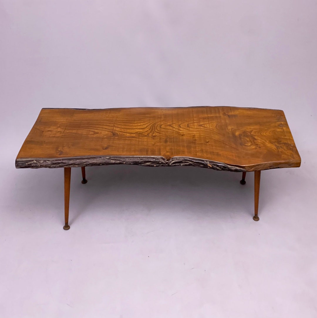 Wooden Plank Table on Spindle Legs - Etsy