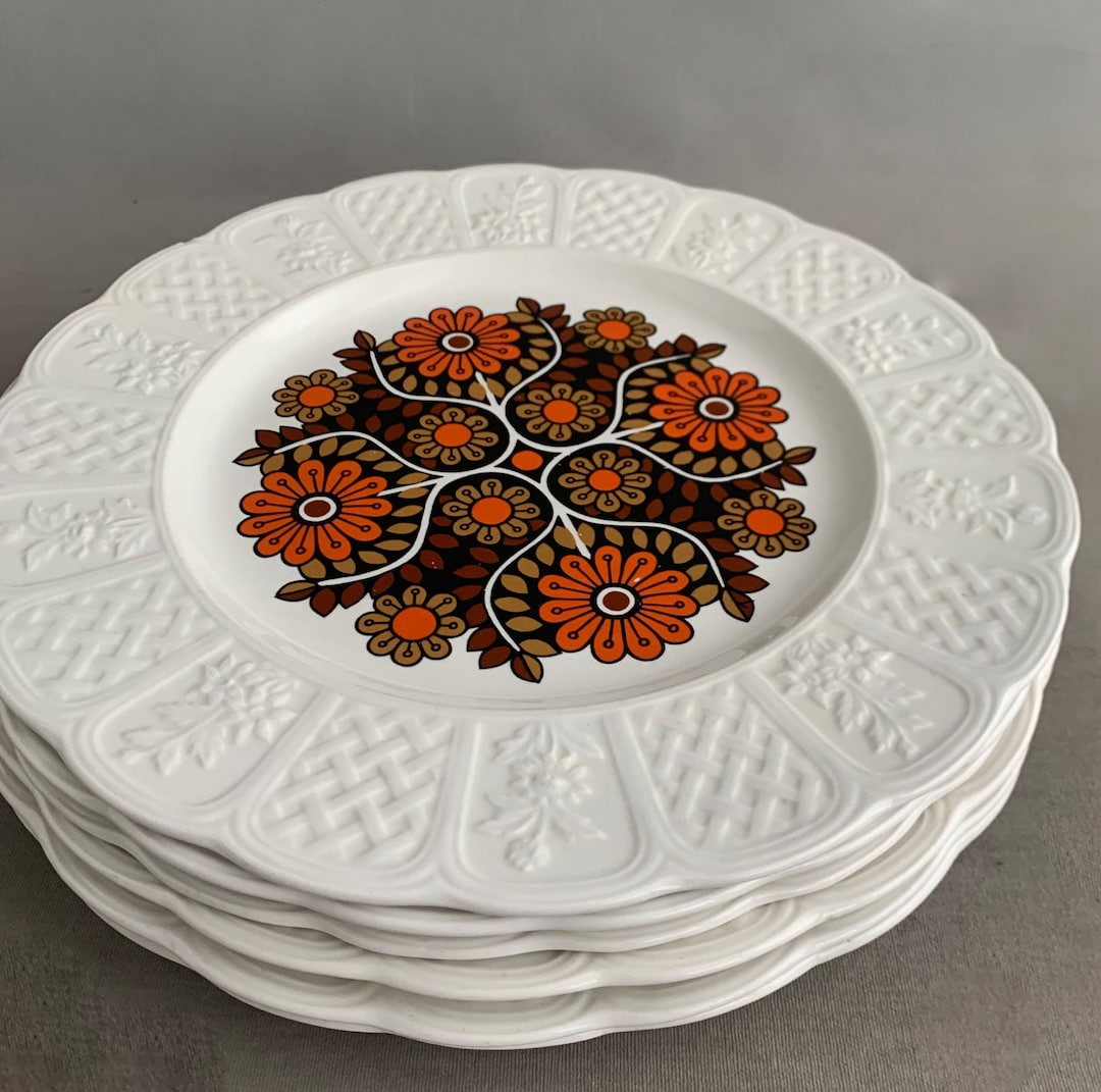 1970s Dinner Plates X 6 - Etsy