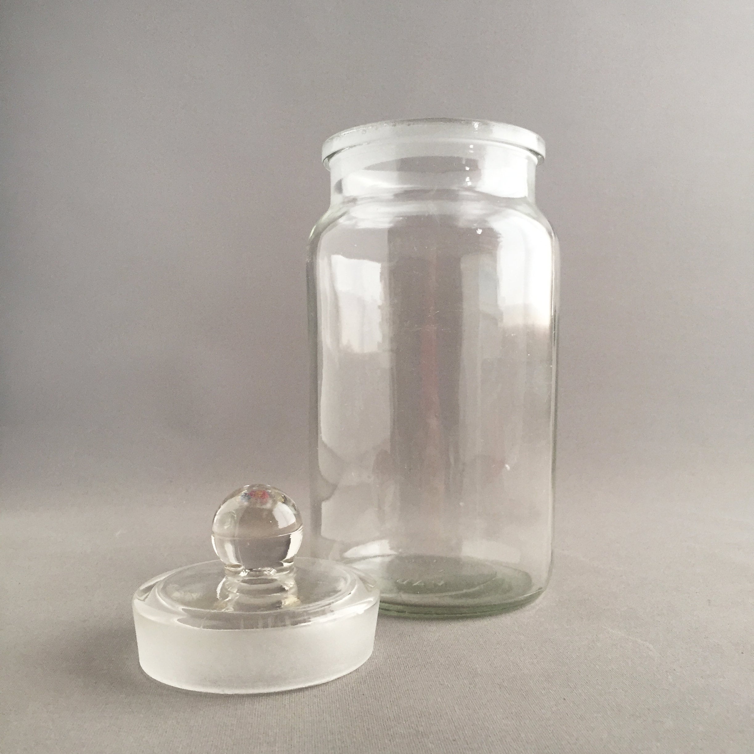 Large Glass Apothecary Jar