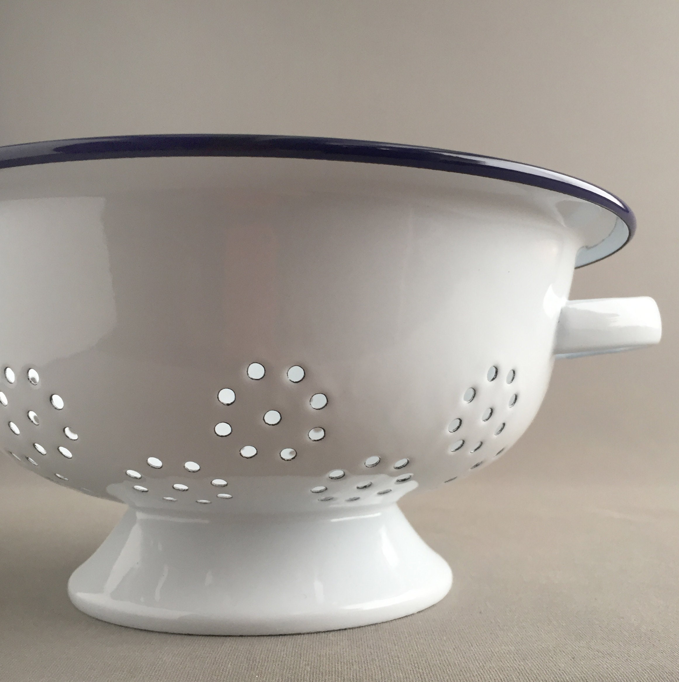 Enamelware Colander - Etsy Australia