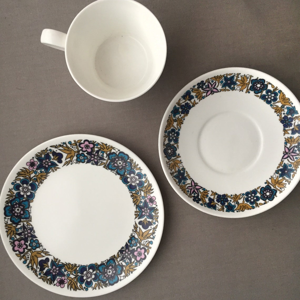 1970s Tea/coffee Set- Bone China - Etsy