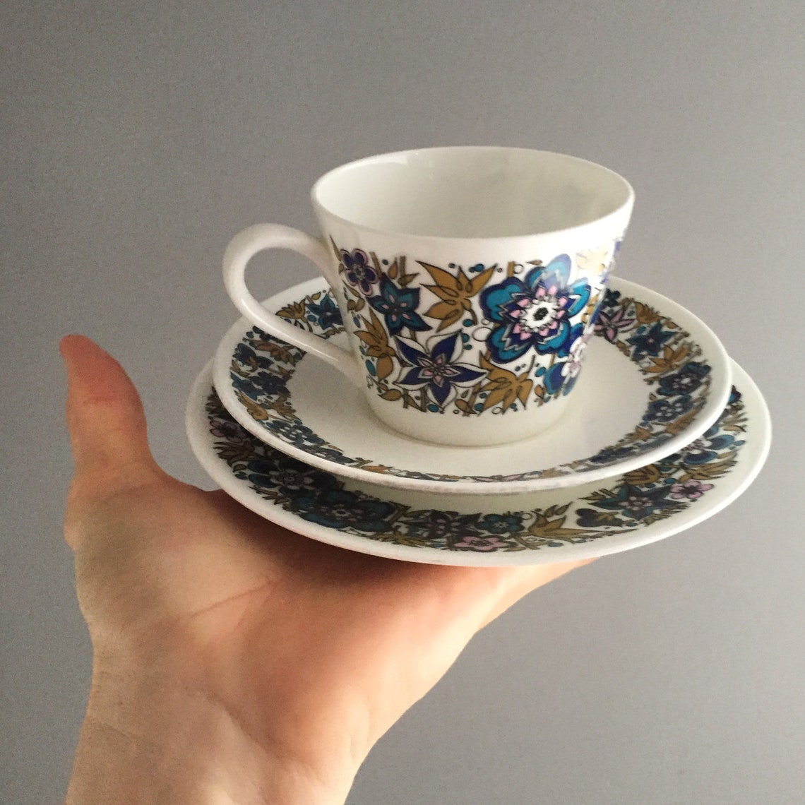 1970s Tea/coffee Set- Bone China - Etsy