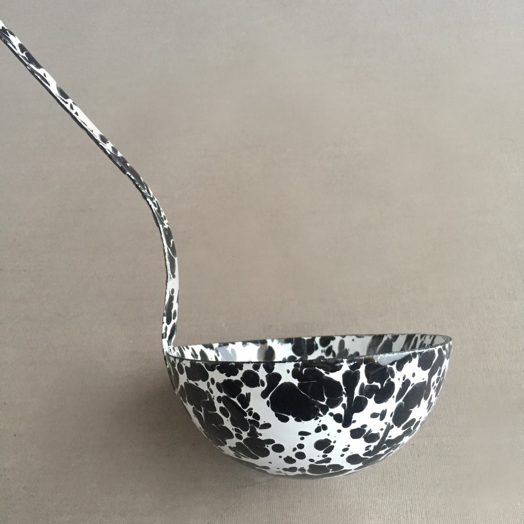 Splatterware Soup Ladle - Etsy