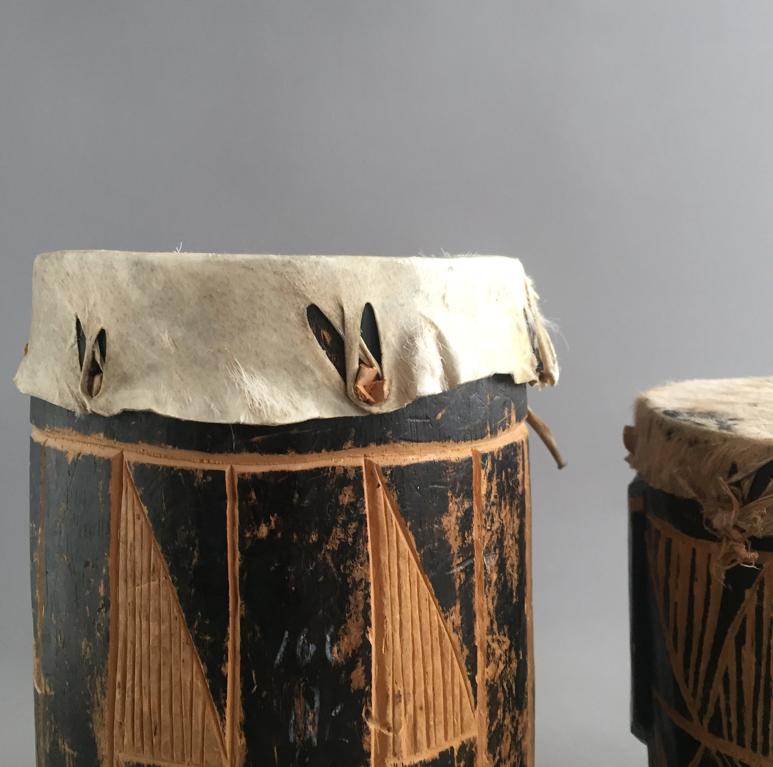 Antique African Drum Set - Etsy UK