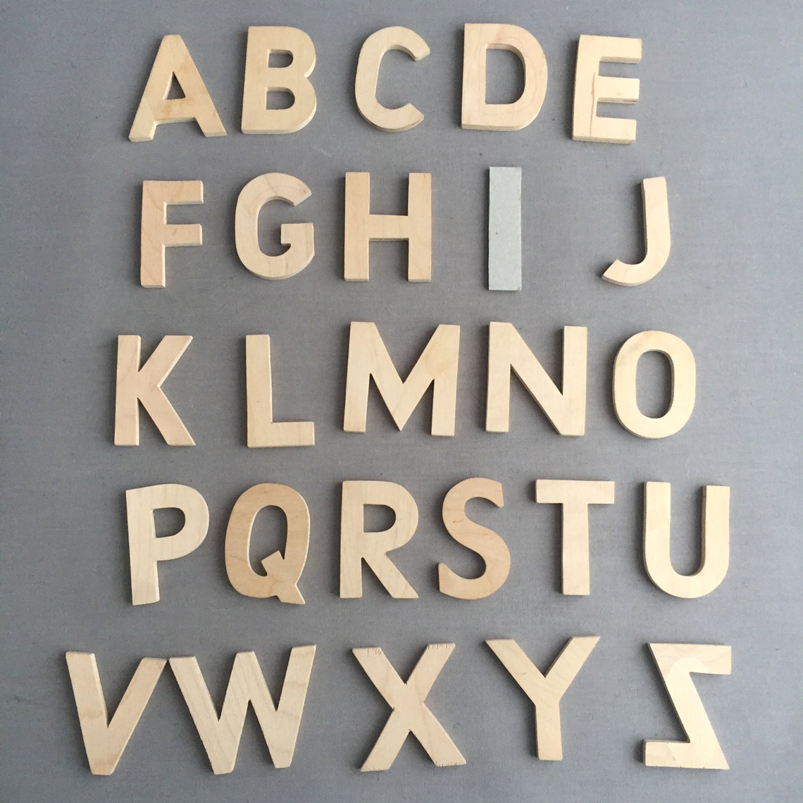 1960s Plywood Alphabet - Etsy