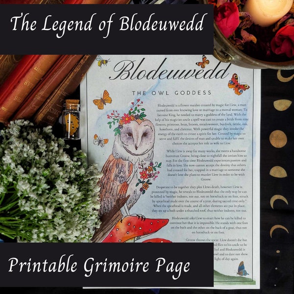 Blodeuwedd - Etsy