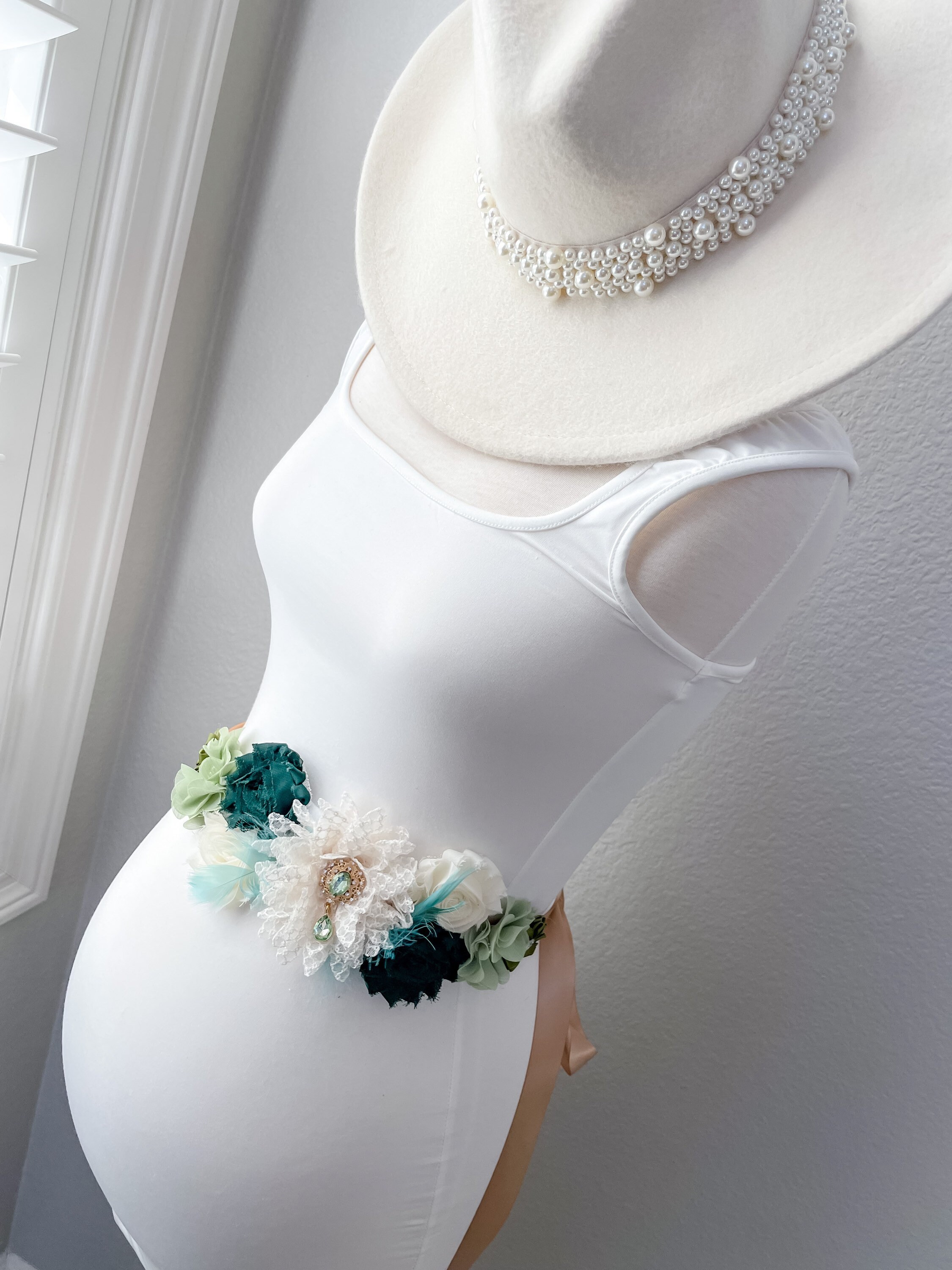 Sage Green and Ivor Maternity Sash, Mommy to Be Sash for Baby Shower ...