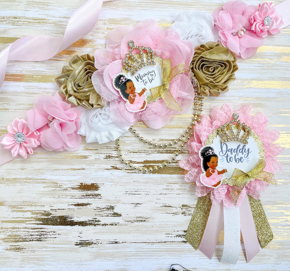 Princess Baby Shower Mommy to Be Sash, Princess Baby Shower Sash and ...