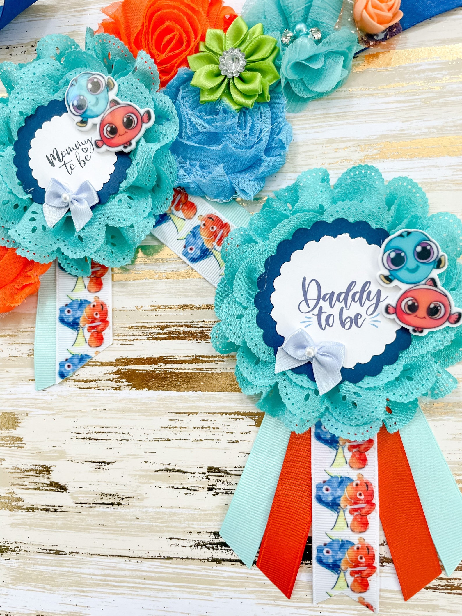 Finding Nemo, Finding Dory Baby Shower Sash, Nemo Baby Shower, Mommy to ...