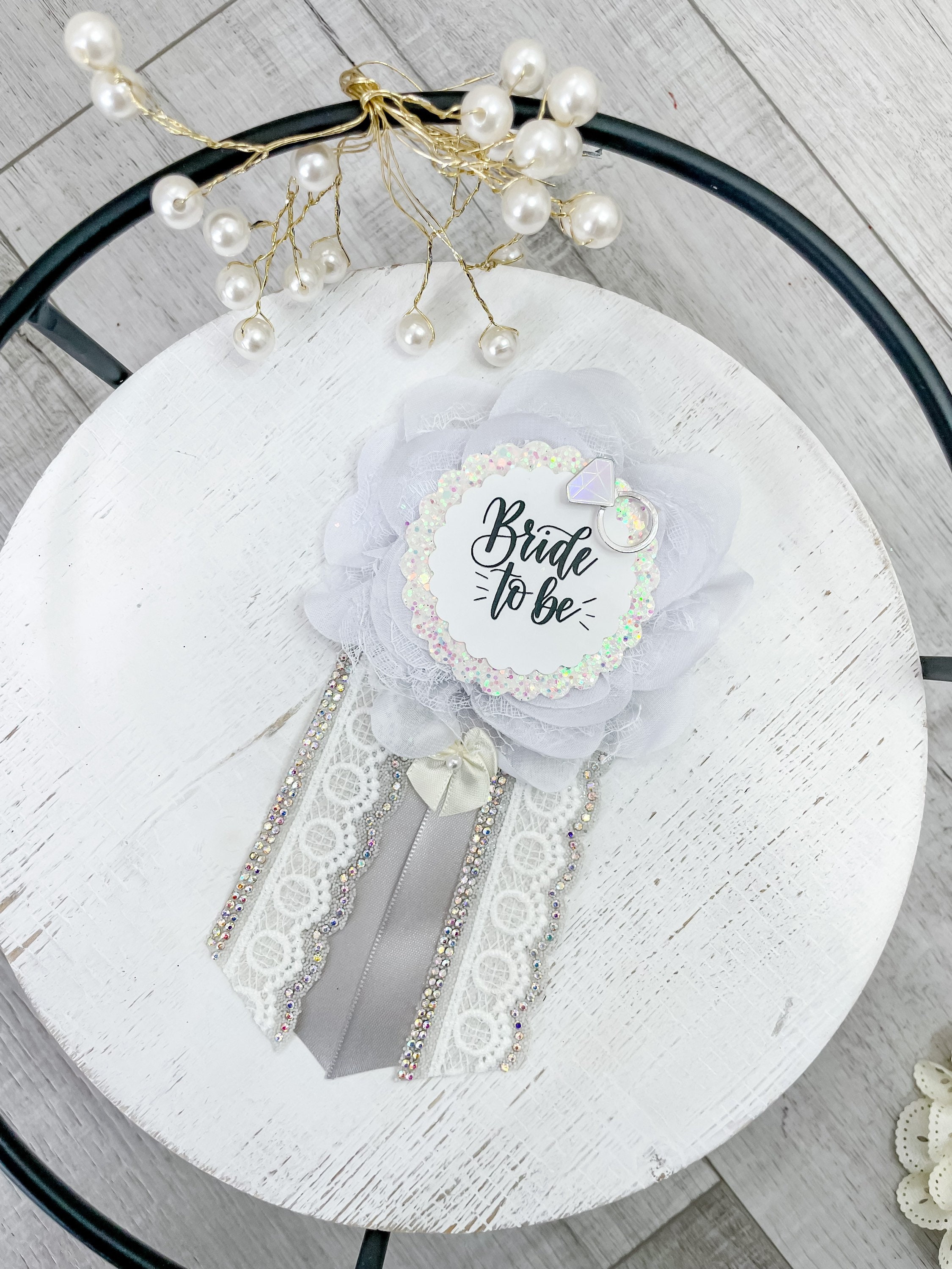 Bride to Be Pin Bridal Shower Pin Bride Pin for Bridal - Etsy