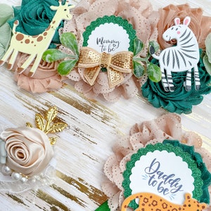Green Safari Maternity Baby Shower Sash, Safari Baby Shower Sash, Mom ...